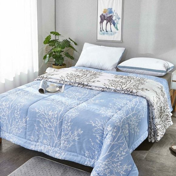 Bedding | Summer Comforter Tree Branch Printed Design | Poshmark